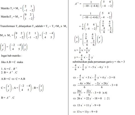 Contoh Soal Transformasi Linier Bakti Soal
