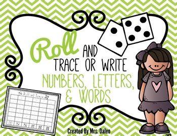 Roll And Write By Mrs Daleo Teachers Pay Teachers