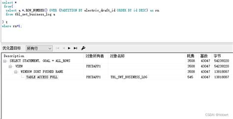 Oracle Sql 优化 案例汇总（不定时记录）oracle Sql语句优化案例 Csdn博客