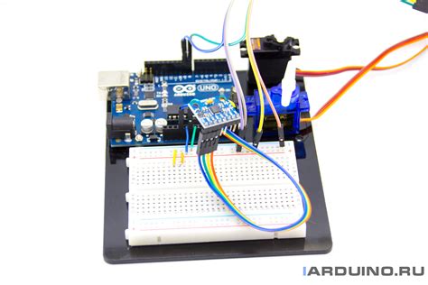 Схема подключения гироскопа Gy 521 к ардуино