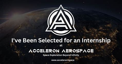 Vishal S K On Linkedin Internship Careergrowth Aerospace Industry