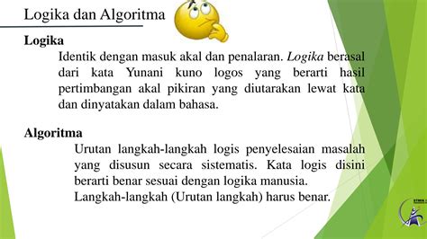 SOLUTION Materi 1 Pengantar Logika Algoritma Studypool
