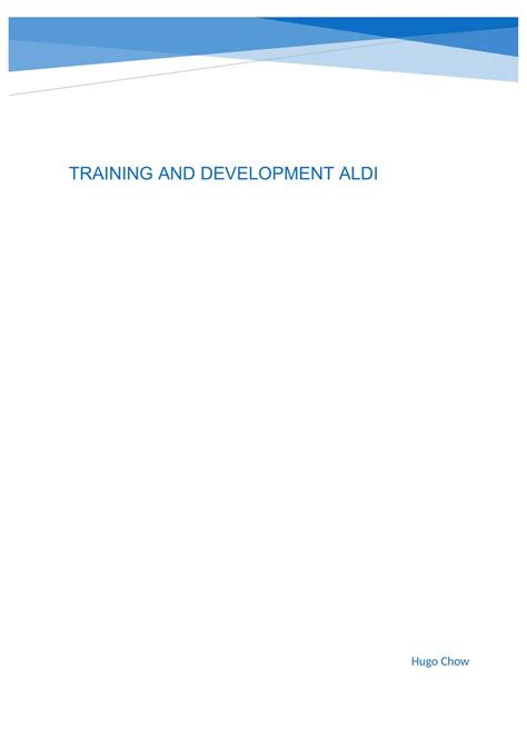 Unit 21 Training And Development Assignment 1 Distinction Unit 21 Training And Development