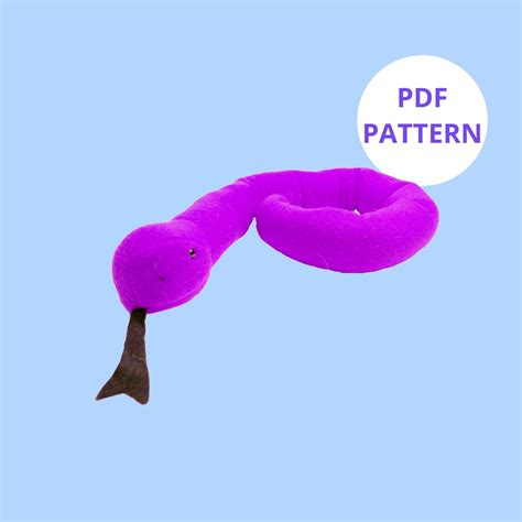 Sewing Pattern Snake Snake Pattern Stuffed Animal Sewing Etsy Sewing Pattern Snake Snake Pattern Stuffed Animal Sewing Etsy