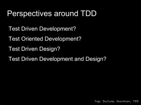 tdd test driven development odp