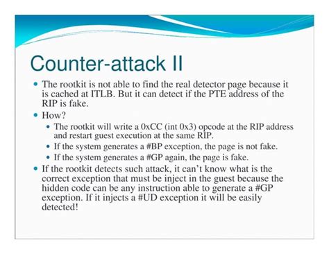 Detecting Hardware Virtualization Rootkits PPT