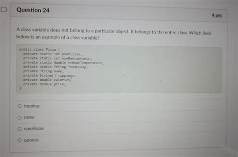 Solved When Designing A Java Class The Most Important