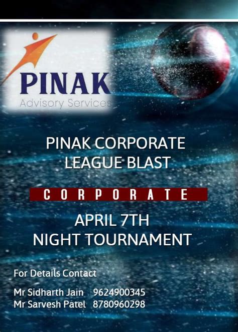 Sarvesh Patel On Linkedin Corporate Registration May 1st Tournament Start