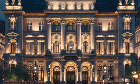 Downlight Grazing Steel Column Facade Architecture