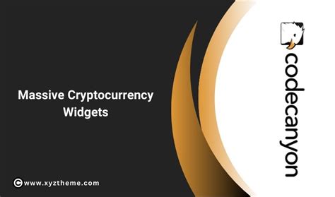 Massive Cryptocurrency Widgets Crypto Plugin 329 Download For Wordpress Codecanyon
