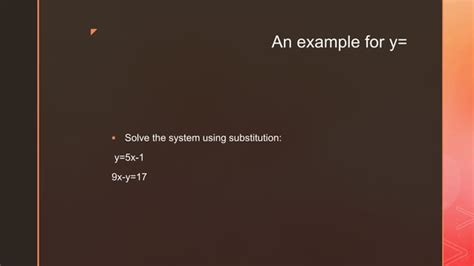 Substitution Ppt
