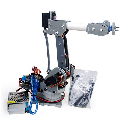 Abb Cnc Six Axis Industrial Robot Arm Model 6 Dof Pvc Robot Bracket