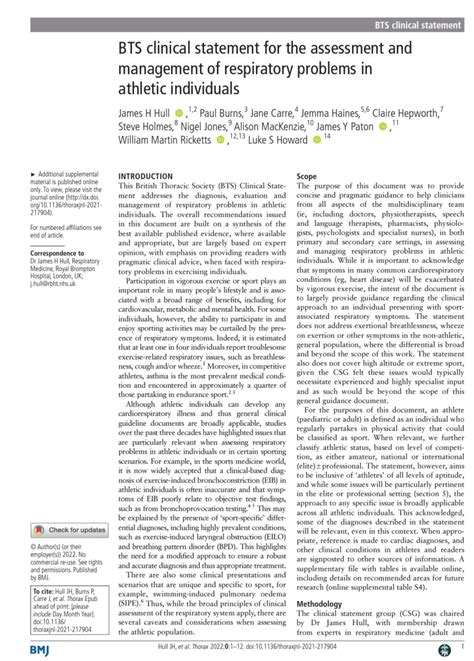 Bts Clinical Statement For The หนอนน้อยอ่านเปเปอร์