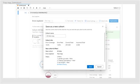 [error Analysis] Save As A New Cohort · Issue 249 · Microsoft Responsible Ai Toolbox · Github