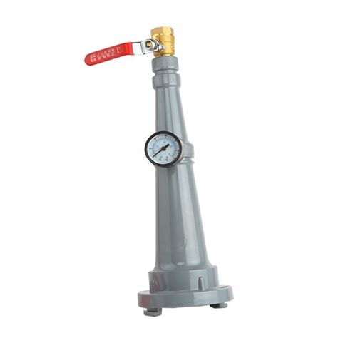Cod Fire Hydrant Pressure Test Connector Fire Water Gun Pressure Gauge
