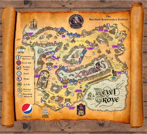 Map Of The Village2024 Renaissance Village Map2024 By Mrf
