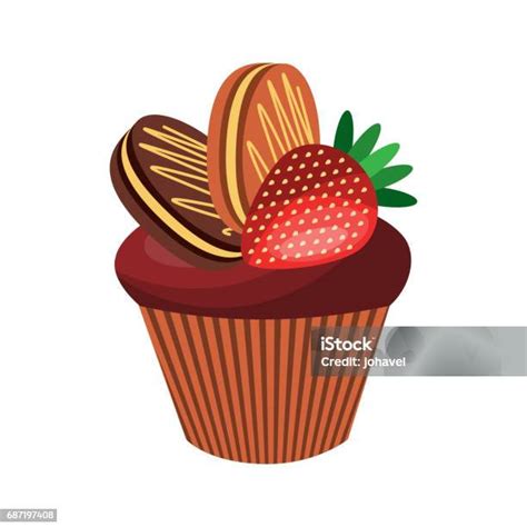 컵 케 익 아이콘입니다 베이커리 디자인입니다 벡터 그래픽 0명에 대한 스톡 벡터 아트 및 기타 이미지 0명 1 달콤한 음식 Istock