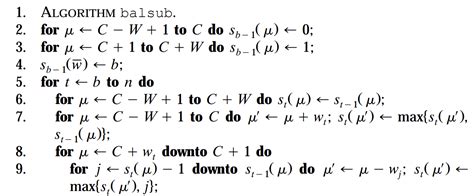 correctness proof understanding david pisinger s balanced algorithm for the subset sum problem