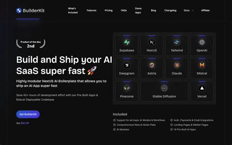 Builderkit Build And Ship Your Ai Saas Super Fast With Ease Navtoai