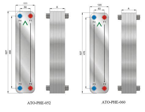 Brazed Plate Air To Air Heat Exchanger 150 Plate ATO