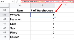 Conditionally Count Unique Values In Google Sheets Sheets Help