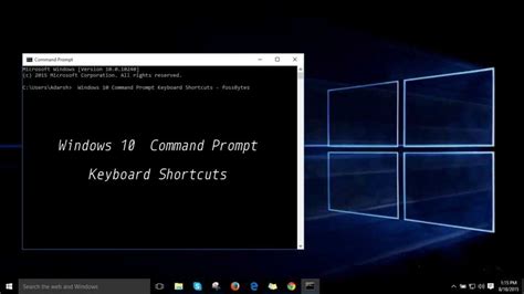 Use The New Windows Keyboard Shortcuts In Command Prompt