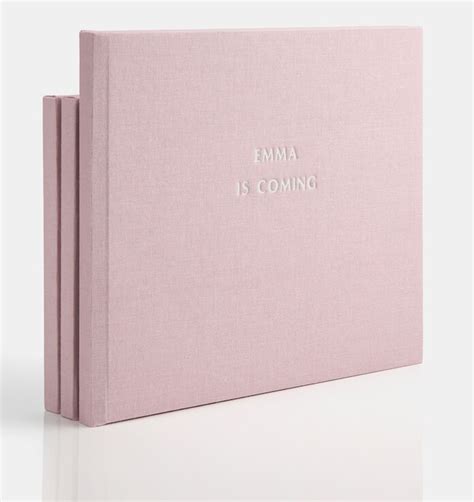 LUXE SIMPLE Triple harde linnen suède kaft Book By BAR