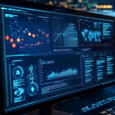 A Cybersecurity Dashboard With Threat Analytics And Incident Reports Premium Ai Generated Image