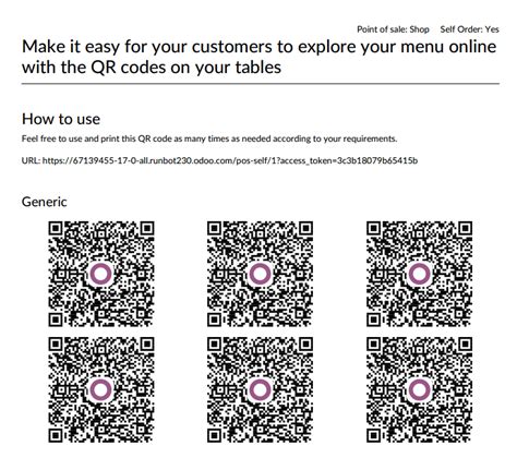 How To Configure Qr Code Menu And Ordering System In Odoo 17 Pos