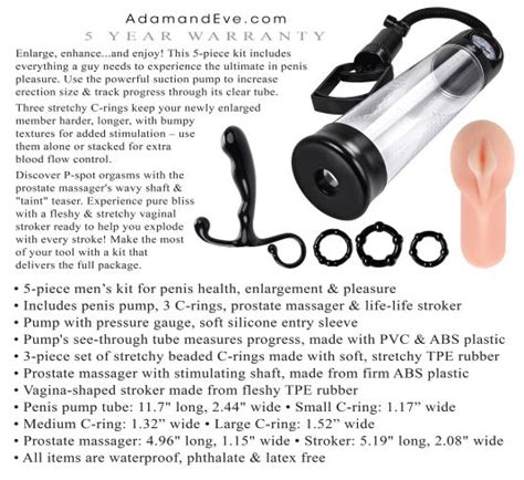 Adam Eve Adams Pleasure Kit For Him Aphrodite