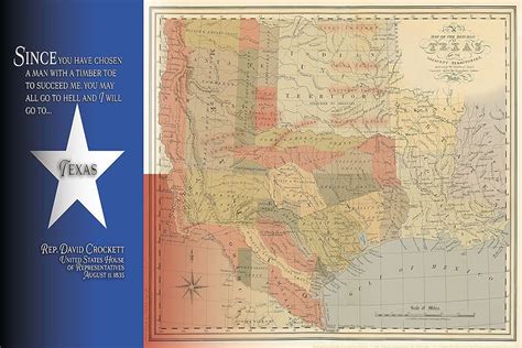 Republic Of Texas Map Clip