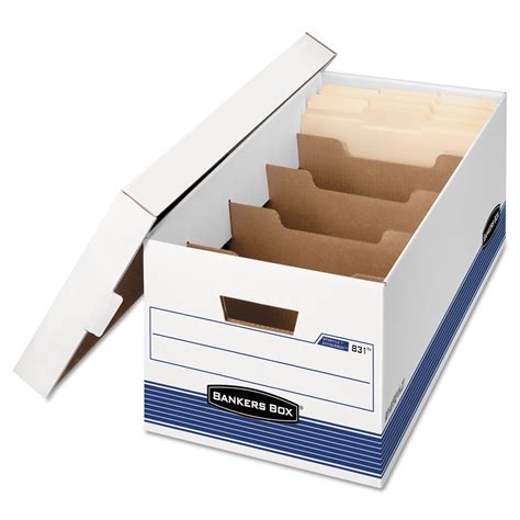 Bankers Box STOR FILE Medium Duty Storage Boxes With Dividers Letter Files X X