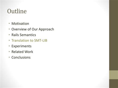 Ppt Unbounded Data Model Verification Using Smt Solvers Powerpoint