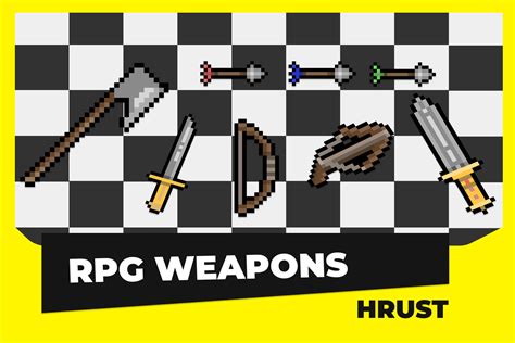 Rpg 2d Pixel Weapon Pack 2d Unity Asset Store