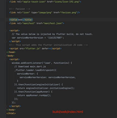 为什么使用后没有加载分包后的main dart js Issue 1 TryImpossible flutter web