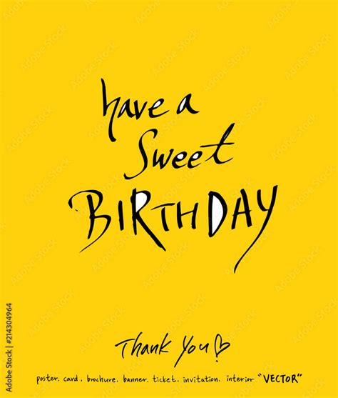 인사말 손으로 쓴 글씨체 Stock Vector Adobe Stock