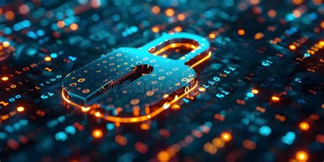 Defending Against Digital Attacks With Cybersecurity Measures In Place For Protection Concept