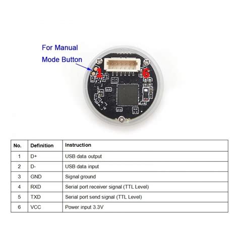 Buy Gm861s 640x480 Cmos 1d 2d Bar Code Qr Code Reader Module Online At