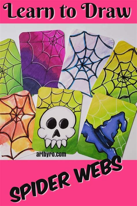 Learn How To Draw Spider Webs