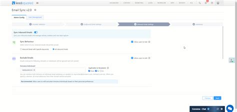 Email Sync Connector Set Up For Admin Users Help And Support