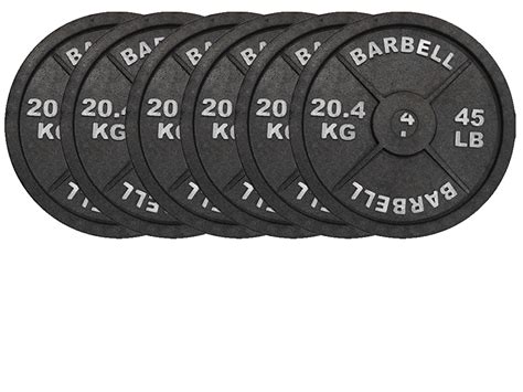 Styrofoam 45lb Barbell Plates Fake Weights Barbells