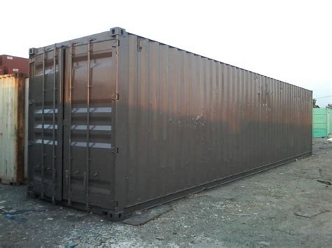ตู้คอนเทนเนอร์ 40 ฟุต แถมเก็บสี และเคลือบกันสนิม ราคารวมตู้อยู่ที่ 60000 บาทเท่านั้น ราคานี้