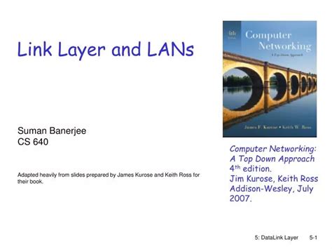 PPT Link Layer And LANs PowerPoint Presentation Free Download ID 1154392