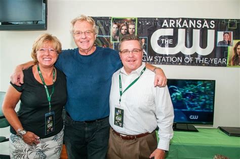 Met Jerry Springer When He Made Two Separate Trips To The Arkansas Cw