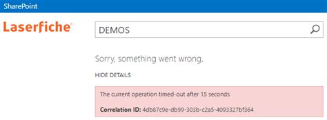 configuring the laserfiche search integration for sharepoint 2013 laserfiche answers