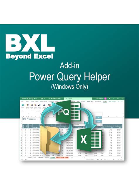 bxl pq helper import export power query functions and queries eloquens
