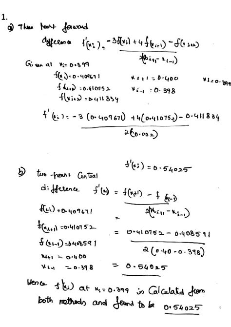 Evaluation This Is My Assignment Of Numerical Math During My Nd Year College Studocu
