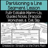 Partitioning Line Segment Teaching Resources Teachers Pay Teachers