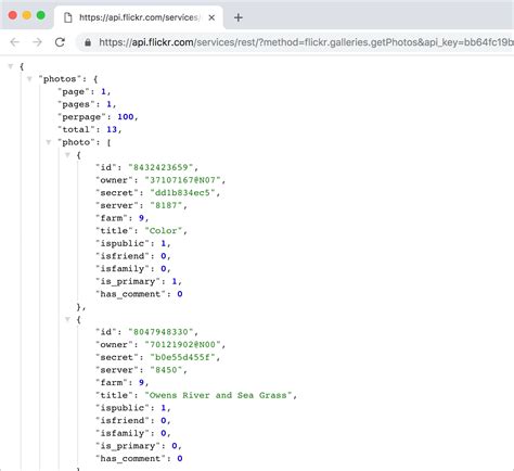 Retrieve A Gallery Using The Flickr Api Id Rather Be Writing Blog