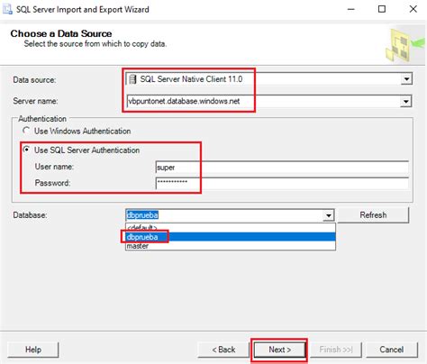 Exportar información base de datos en producción a una base de datos local